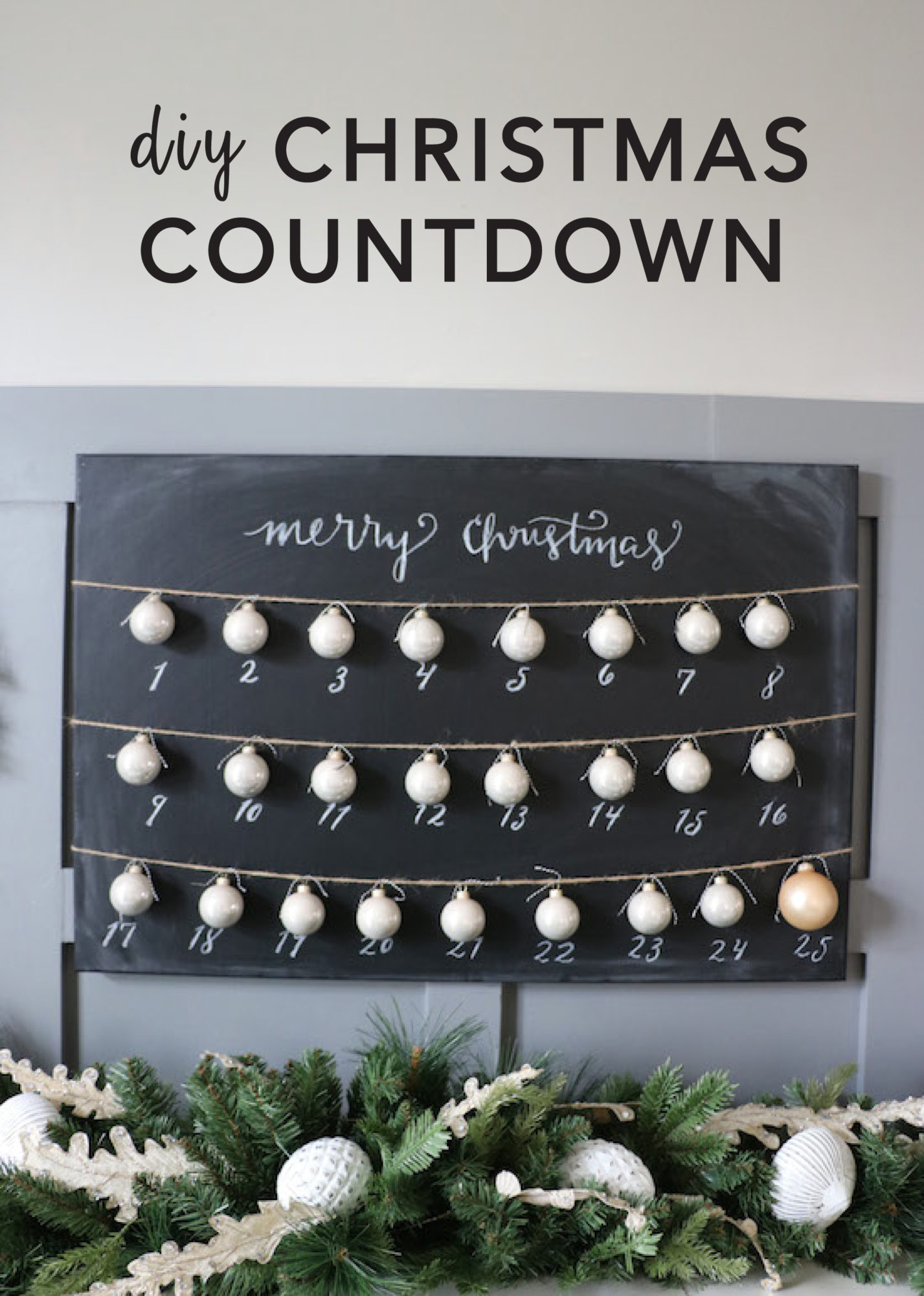 DIY Christmas Countdown