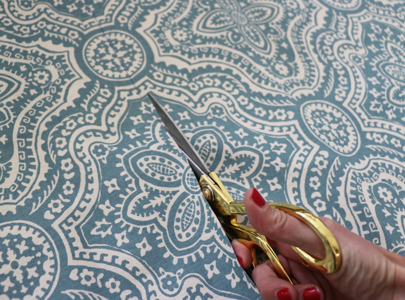 Starched Fabric Wallpaper - Sincerely, Sara D. | Home Decor & DIY Projects