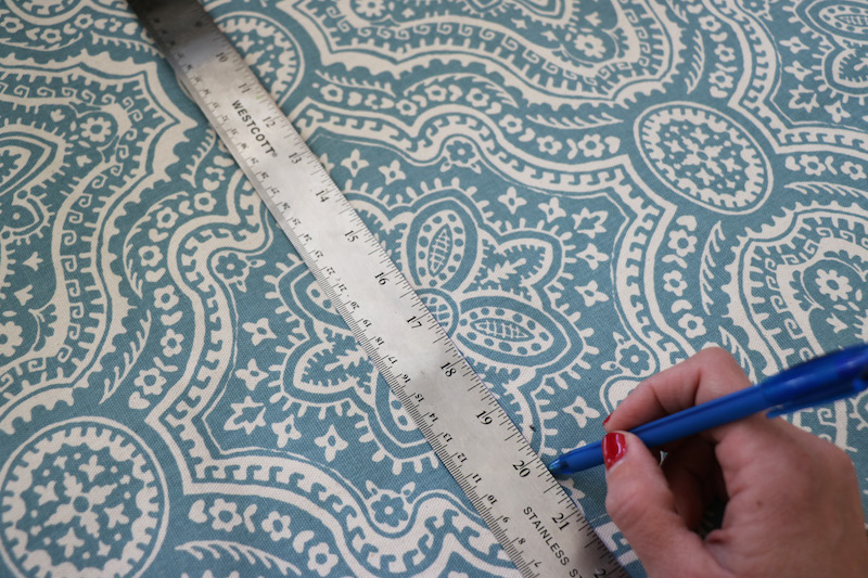 Starched Fabric Wallpaper - Sincerely, Sara D. | Home Decor & DIY Projects