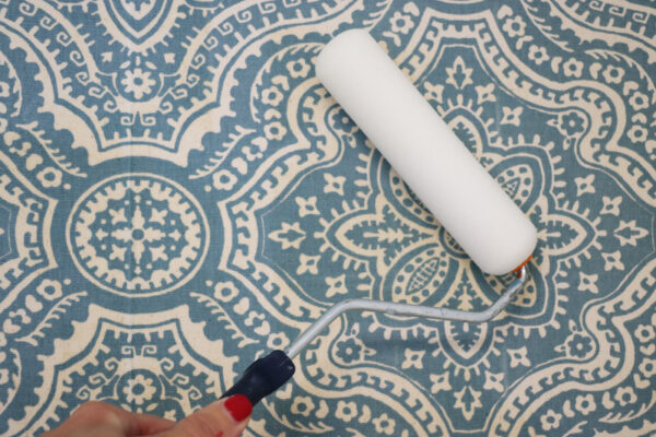 Starched Fabric Wallpaper - Sincerely, Sara D. | Home Decor & DIY Projects