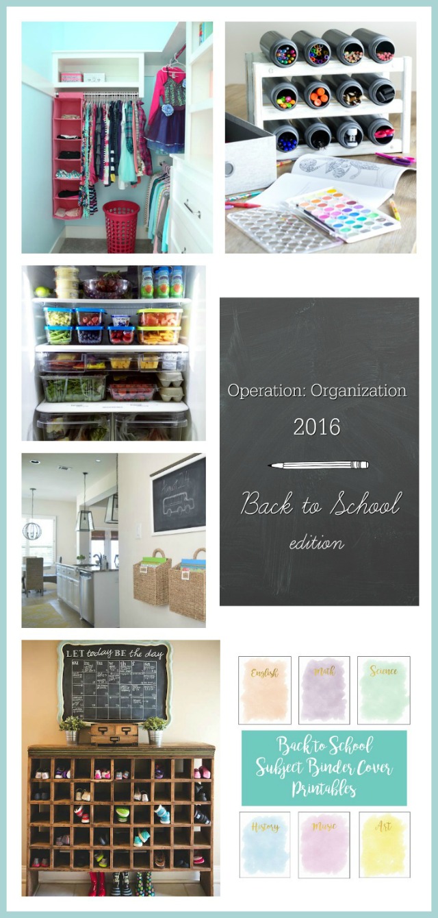 Back to School Organization Ideas - Sincerely, Sara D. | Home Decor ...