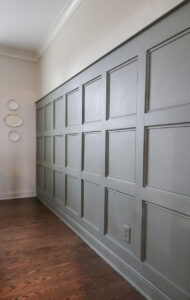Square Paneled Wall - Sincerely, Sara D. | Home Decor & DIY Projects