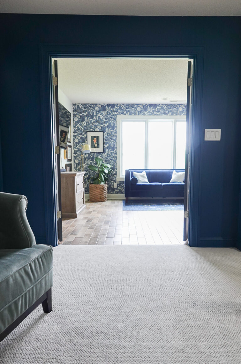 Moody Blue Paint Color - Sincerely, Sara D. | Home Decor & DIY Projects