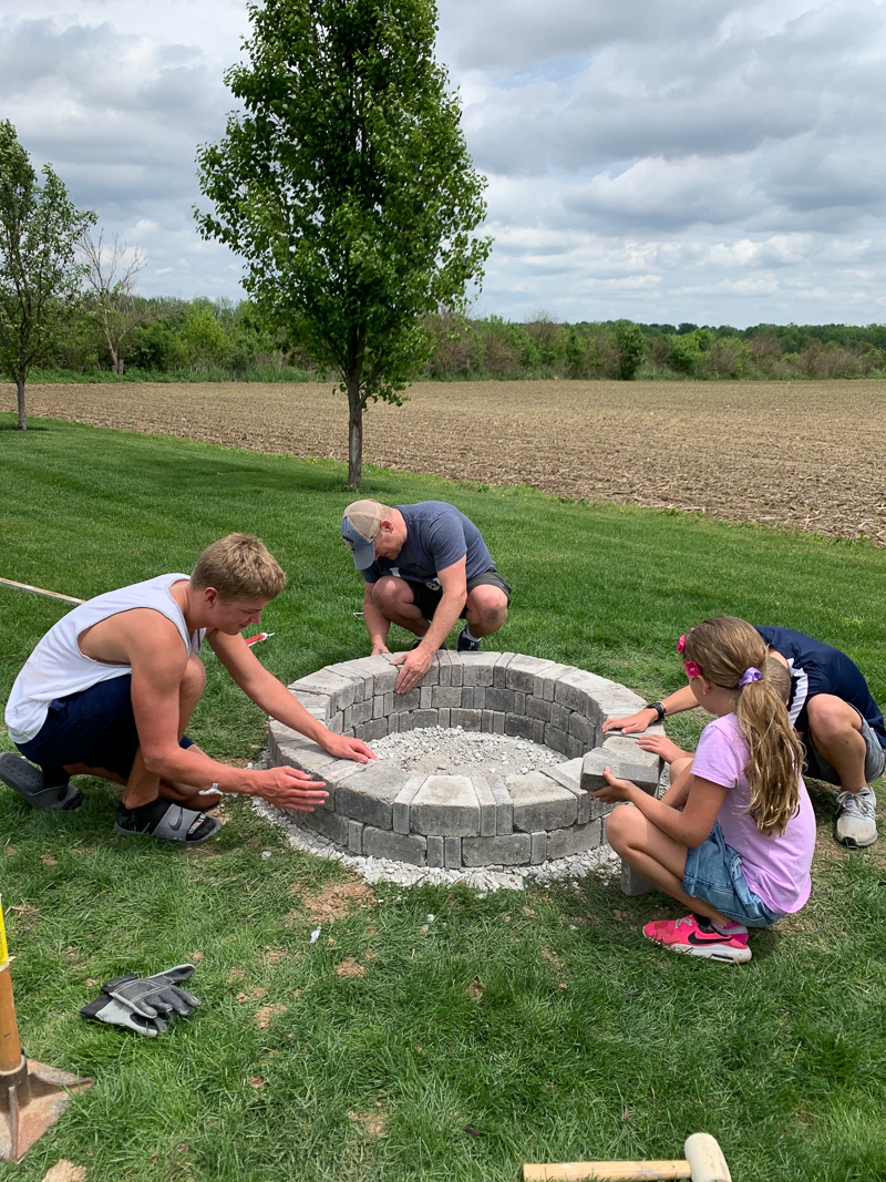 How to Build a Fire Pit - Sincerely, Sara D. | Home Decor & DIY Projects