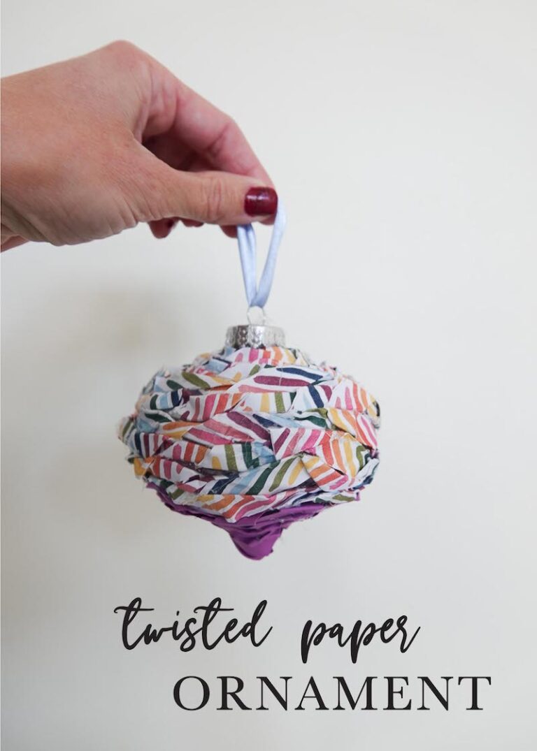 Twisted Paper Ornaments - Sincerely, Sara D. | Home Decor & DIY Projects