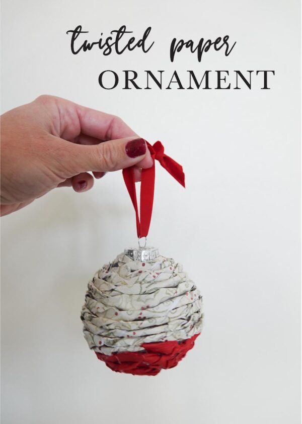 Twisted Paper Ornaments - Sincerely, Sara D. | Home Decor & DIY Projects